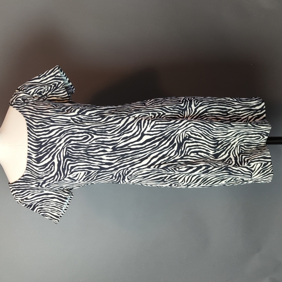 Robbie Bee | Dresses | Vintage Zebra Print Fitted Dress | Poshmark